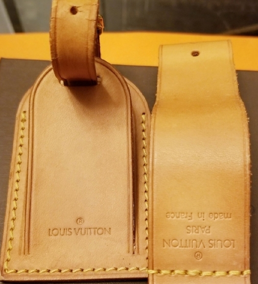 Louis Vuitton | Bags | Authentic Louis Vuitton Name Tag And Poignet ...